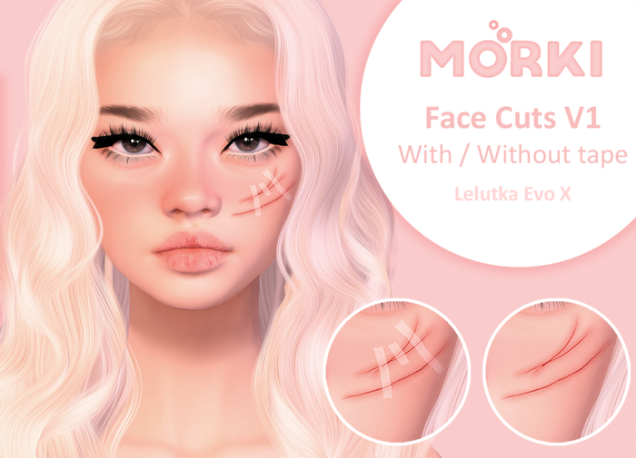 Second Life Marketplace - Morki - Face Cuts V1